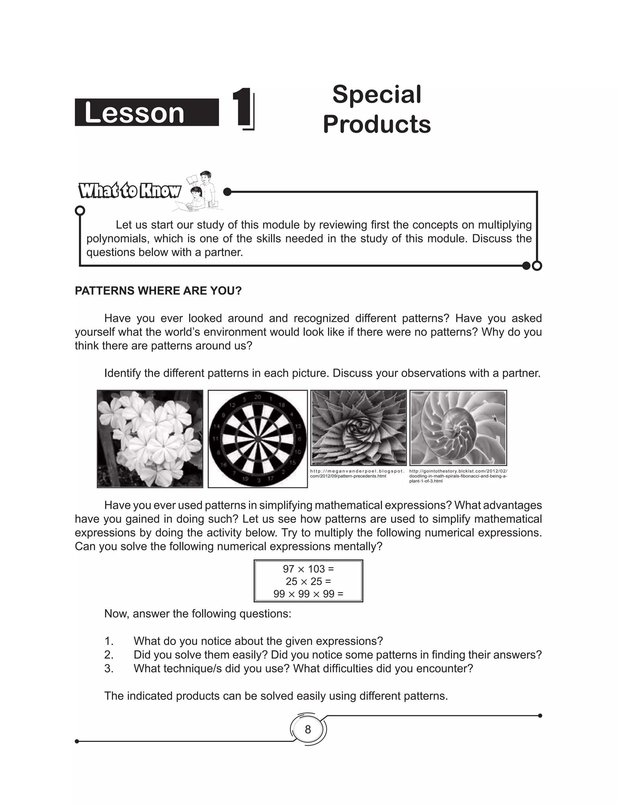 K to 12 - Grade 8 Math Learner Module | PDF