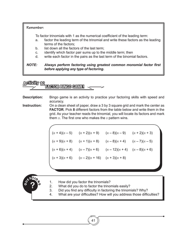 K to 12 - Grade 8 Math Learner Module | PDF | Physics | Science