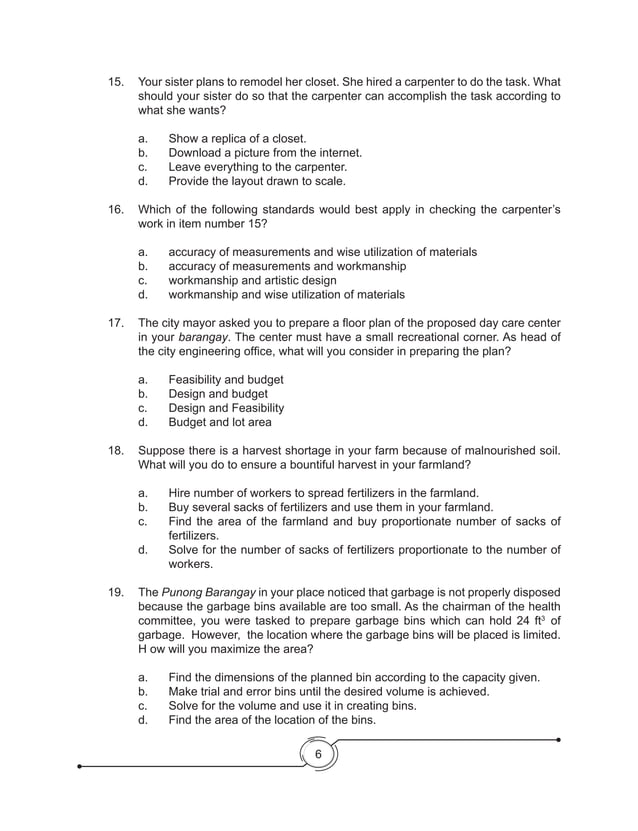 K to 12 - Grade 8 Math Learner Module | PDF | Physics | Science