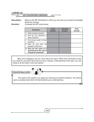 K to 12 - Grade 8 Math Learners Module Quarter 2 | PDF