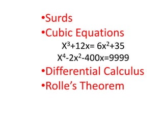 Contribution of Indian Mathematician in Mathematics | PPT