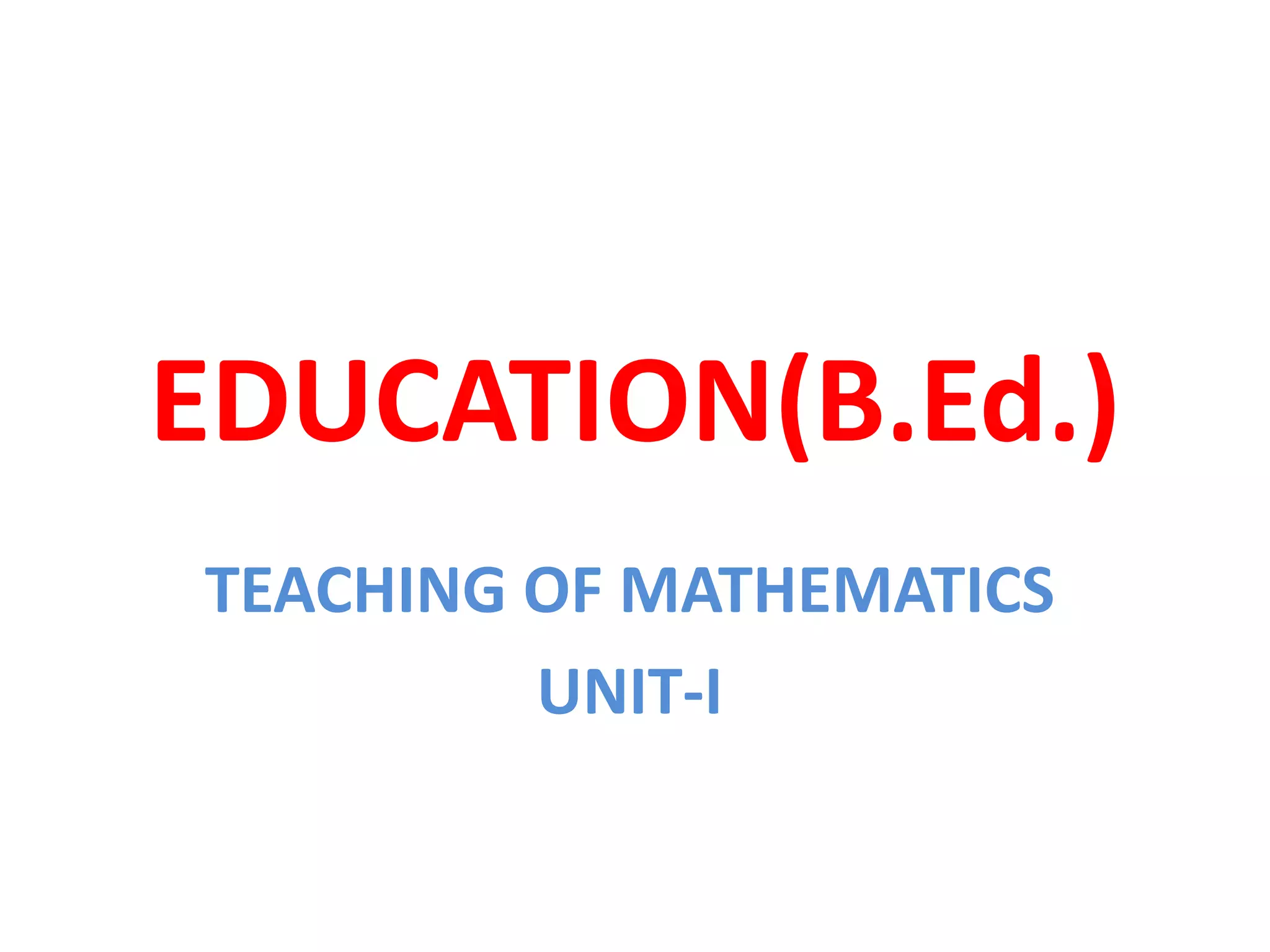 Qualities of a good mathematics teacher | PPTX