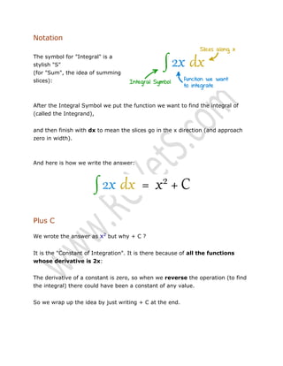Math lecture 10 (Introduction to Integration) | PDF