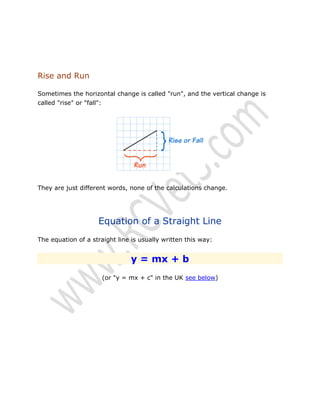 Math Lecture 11 (Cartesian Coordinates) | PDF