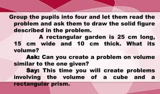 Lesson : Creating Problems with reasonable answers | PPTX