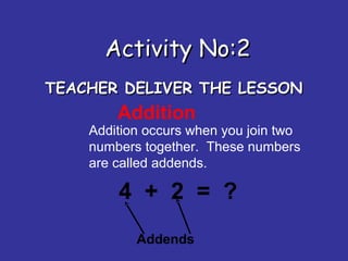 Math lesson plan | PPT