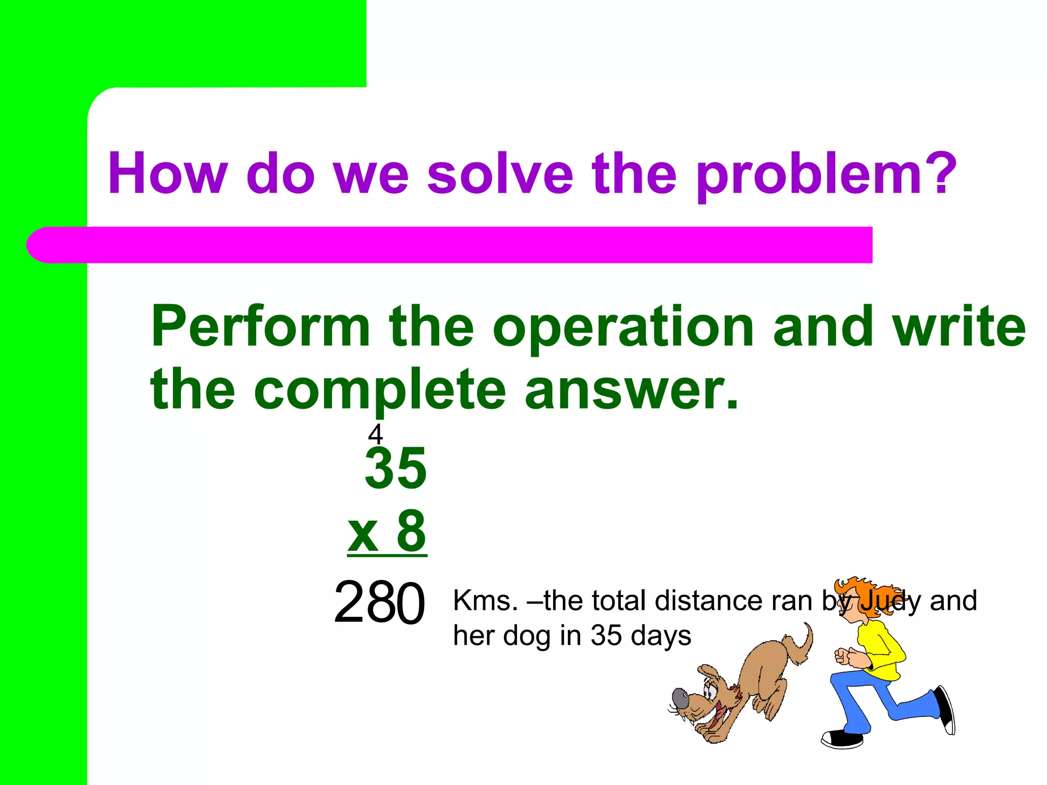 Math lesson problem solving | PPT