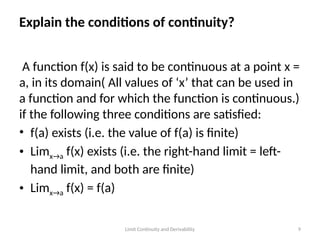 Limit Continuity and Derivatibility.pptx