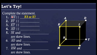 MATH LINES. A GUIDE LESSON FOR GRADE SEVEN | PPT