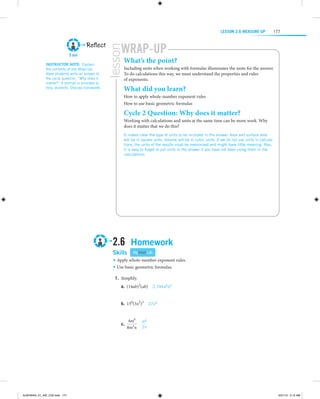 Math Lit Lessons 2.5 & 2.6 | PDF | Standardized Testing | Educational ...