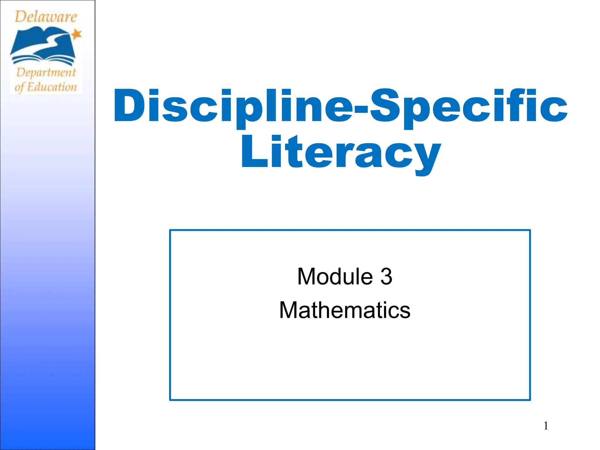 Mathematics_Literacy_Module_3 .ppt