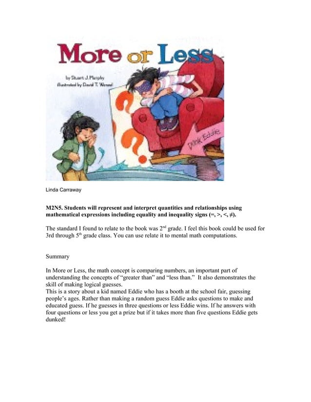 Math lit more or less | DOC