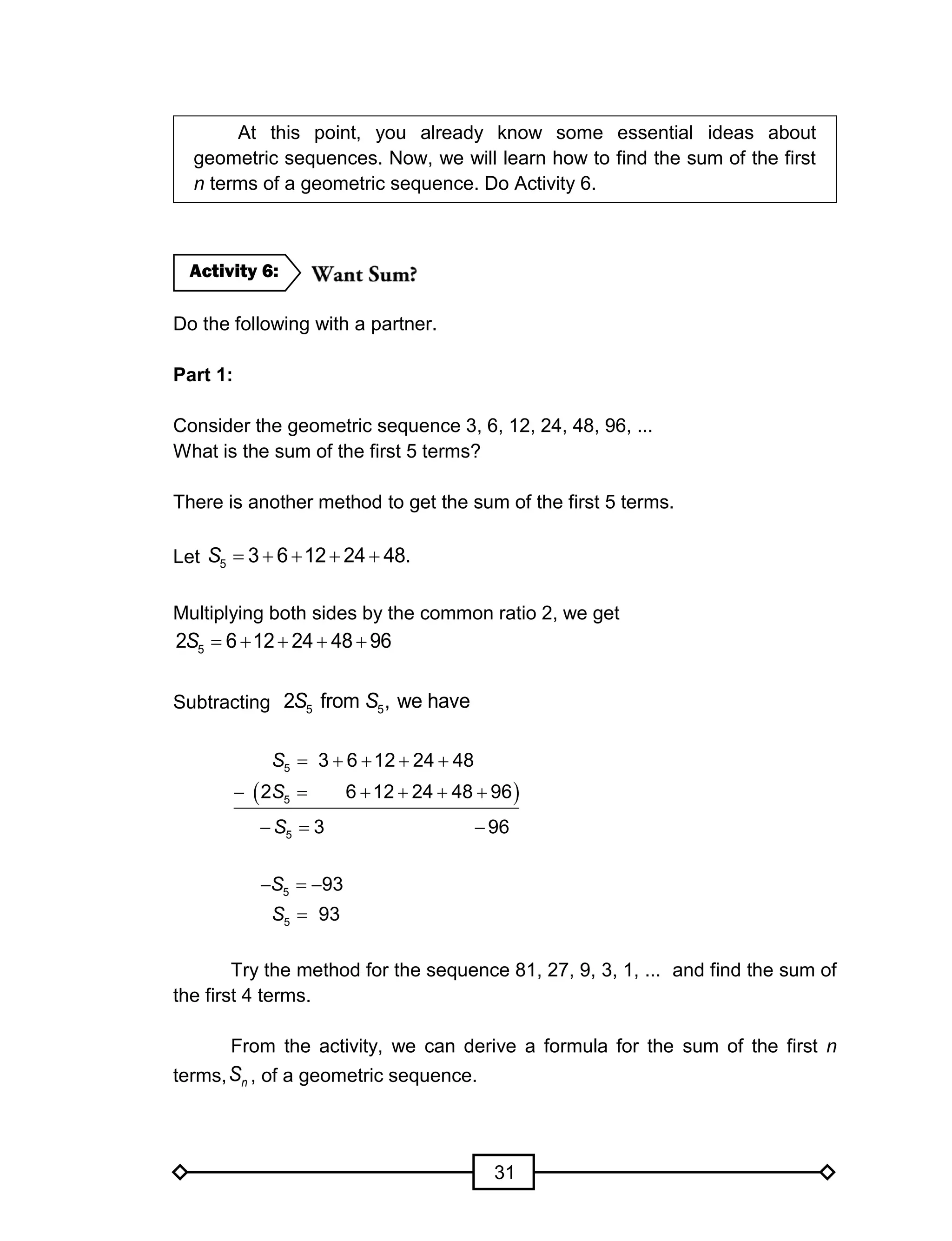 Math lm unit 1 | PDF