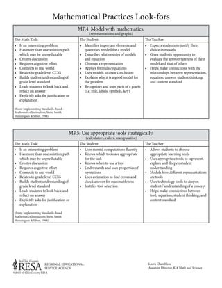 Math look fors (updated) | PDF | Educational Assessment | Education