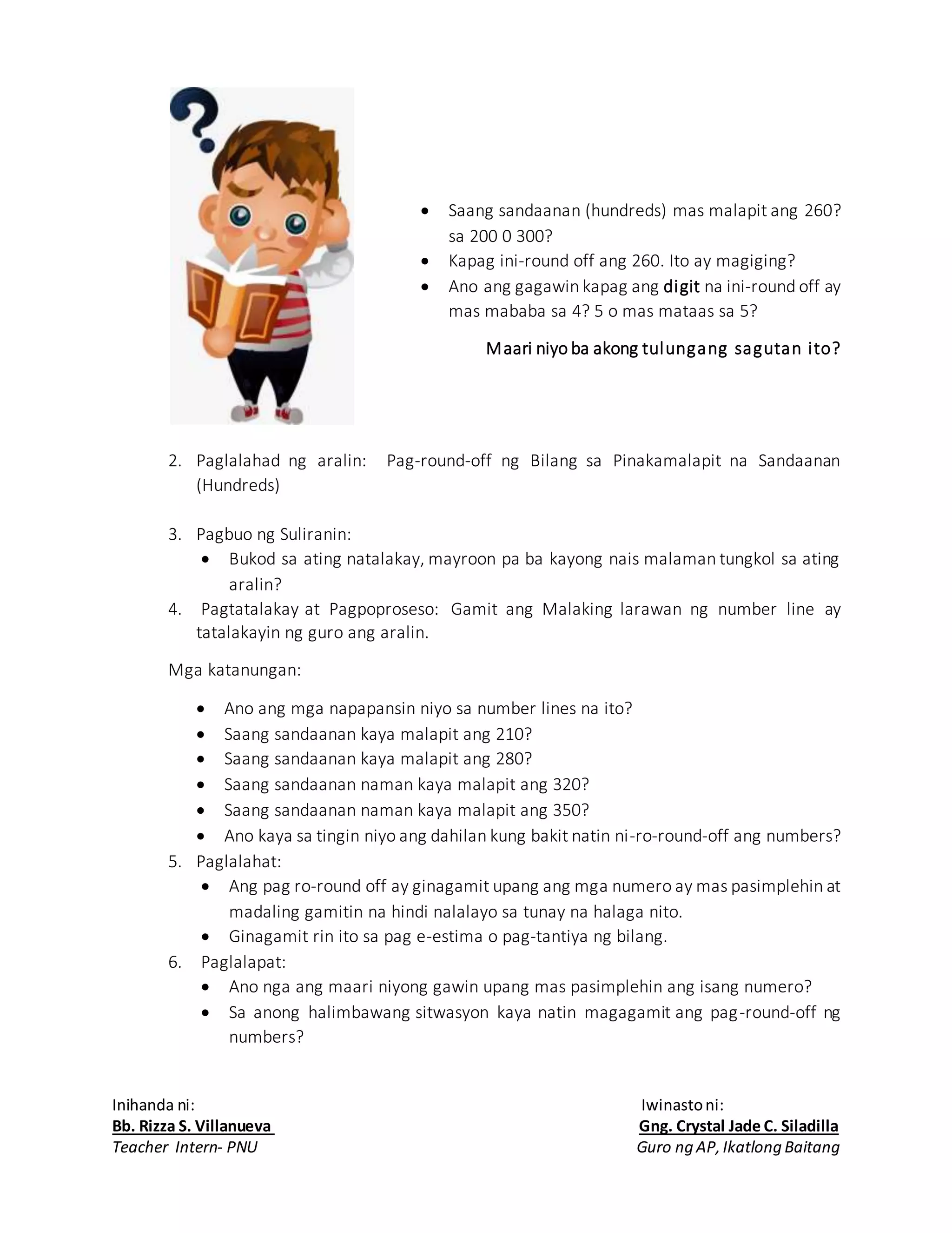 Banghay Aralin sa Matematiks ng Ikatlong Baitang | PDF