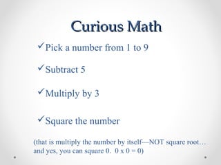 Math magic | PPT