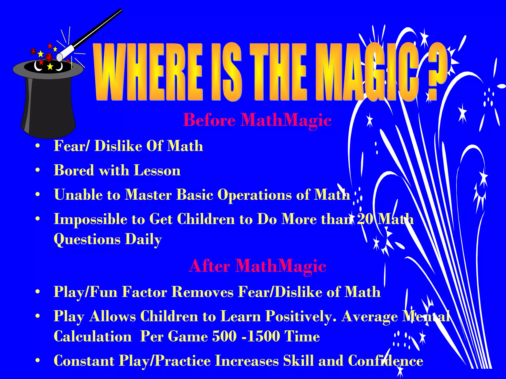 Math magic presentation | PPT
