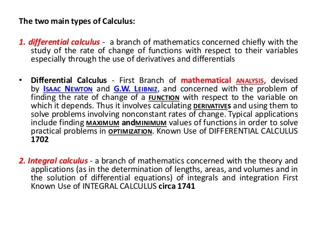 Math major 14 differential calculus pw