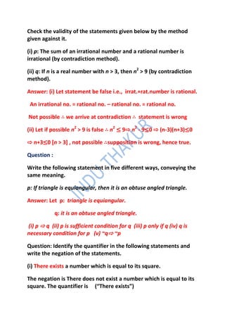 Mathmatical reasoning | DOCX