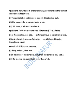 Mathmatical reasoning | DOCX