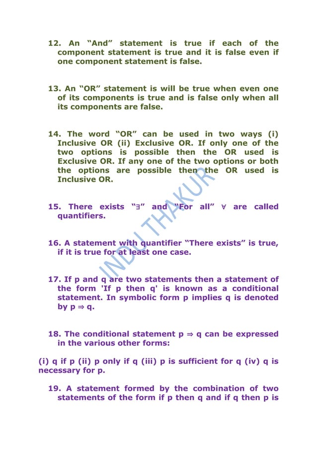 Mathmatical reasoning | DOCX