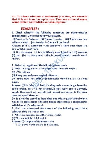 Mathmatical reasoning | DOCX