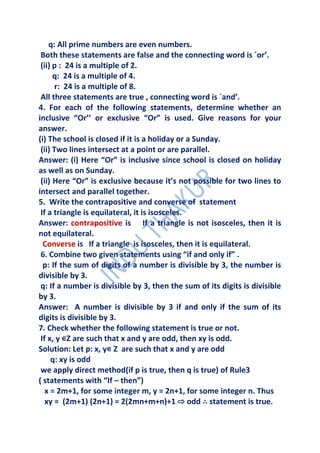 Mathmatical reasoning | DOCX