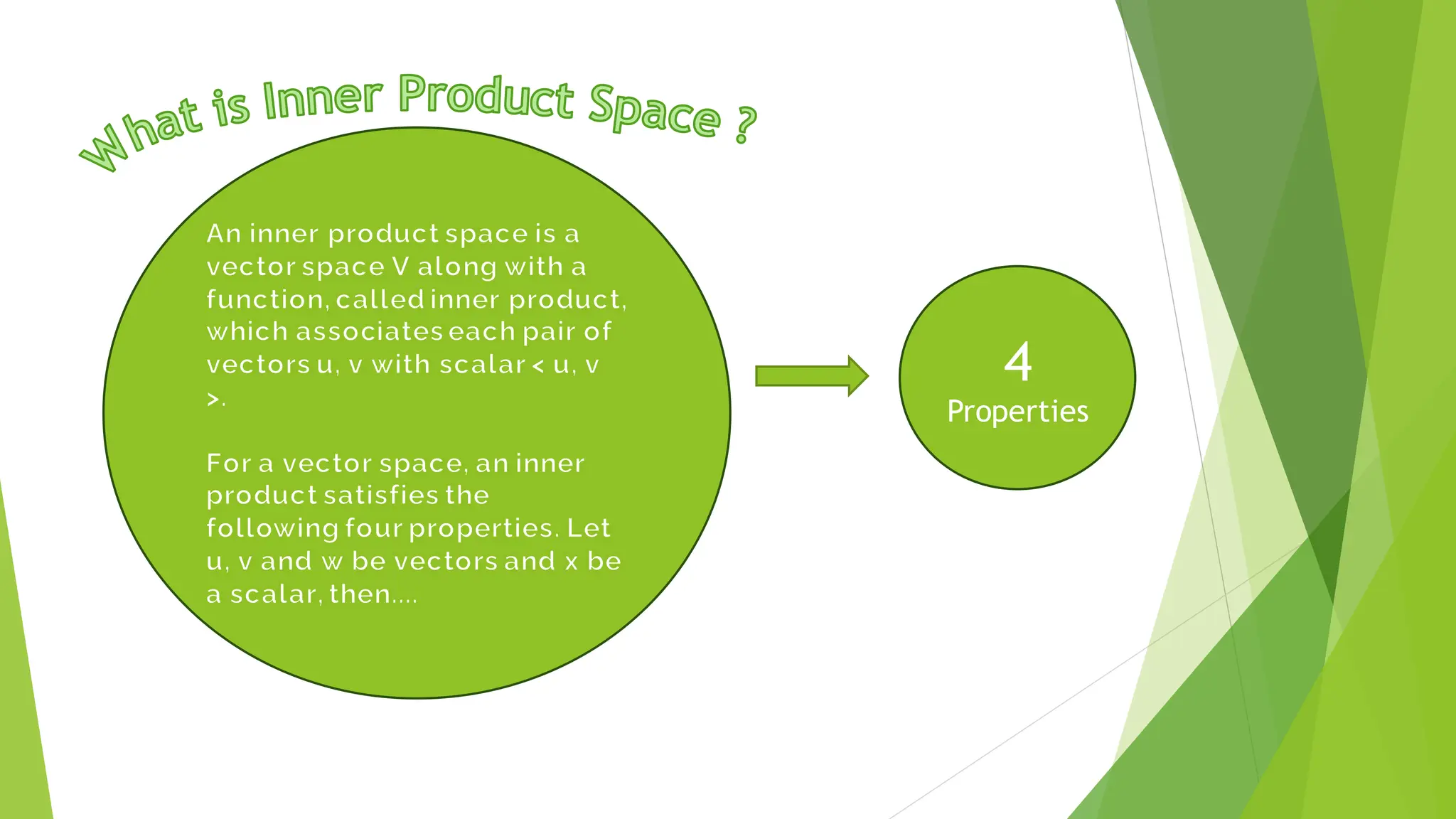 Inner product space in engineering mathematics cse_aiml | PDF