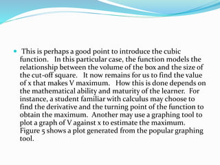 Maths Modelling | PPT