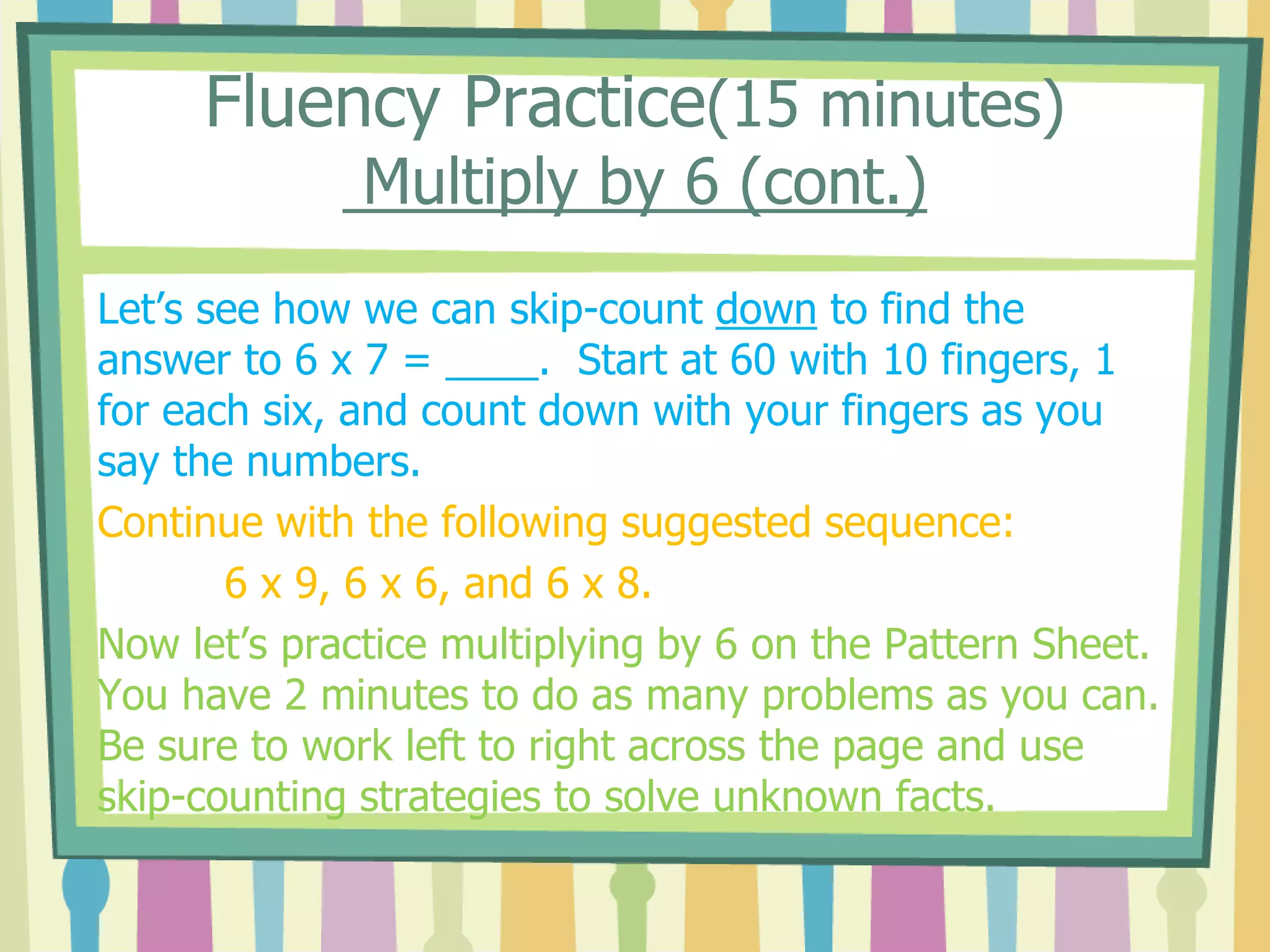 Math module 3 lesson 6 | PPTX