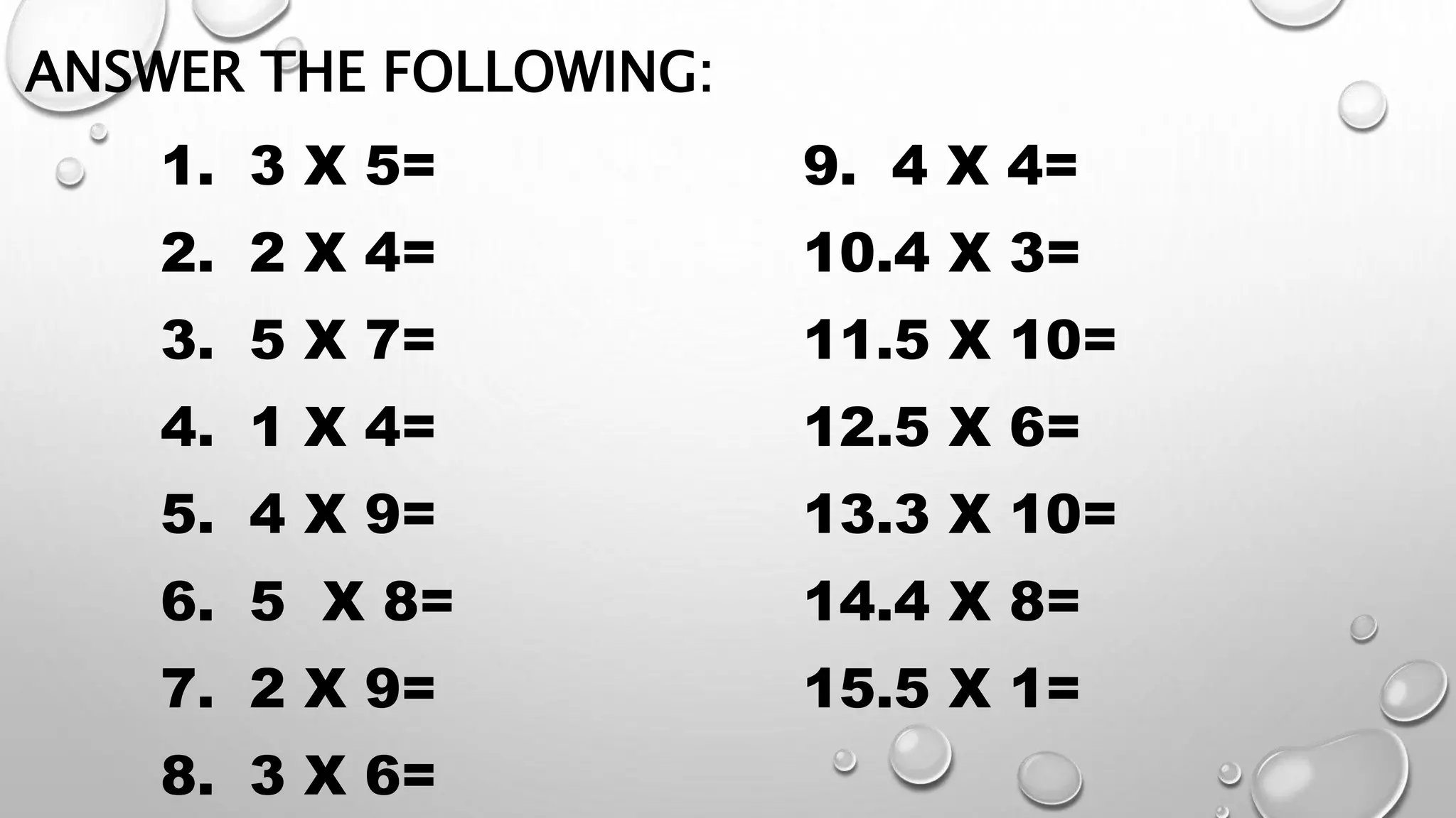 Math multiplication | PPT