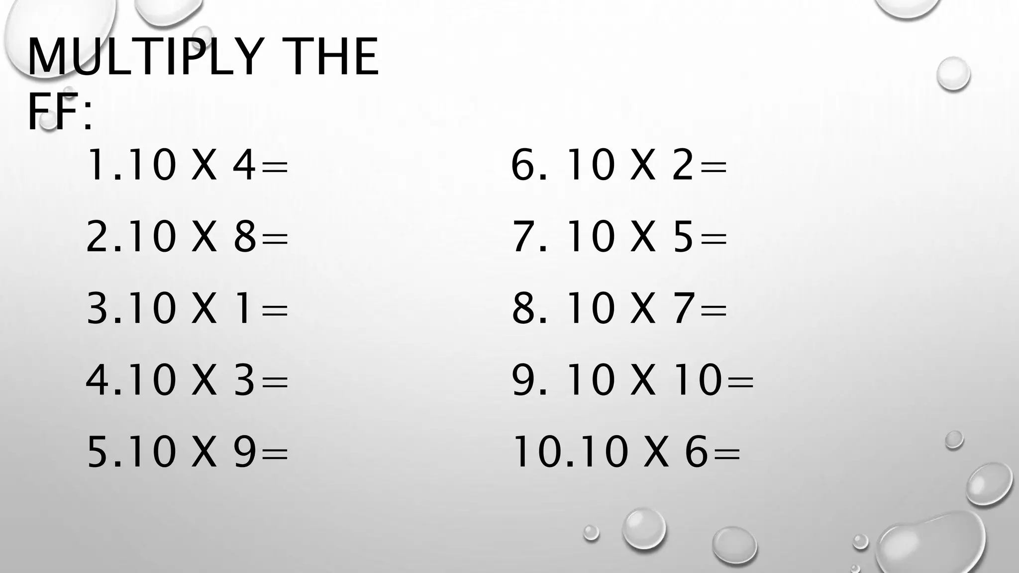 Math multiplication | PPT