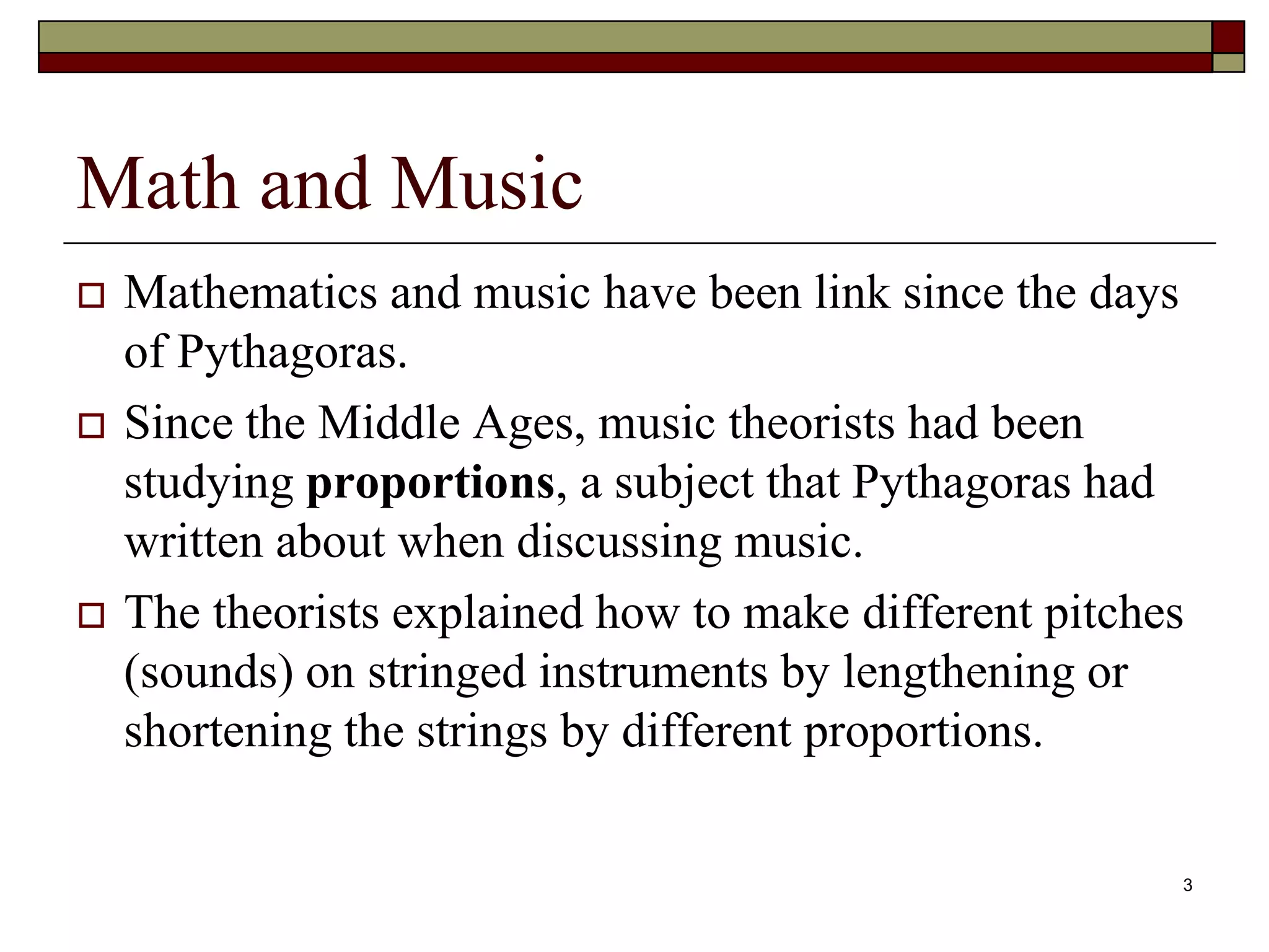 Math and music | PPTX