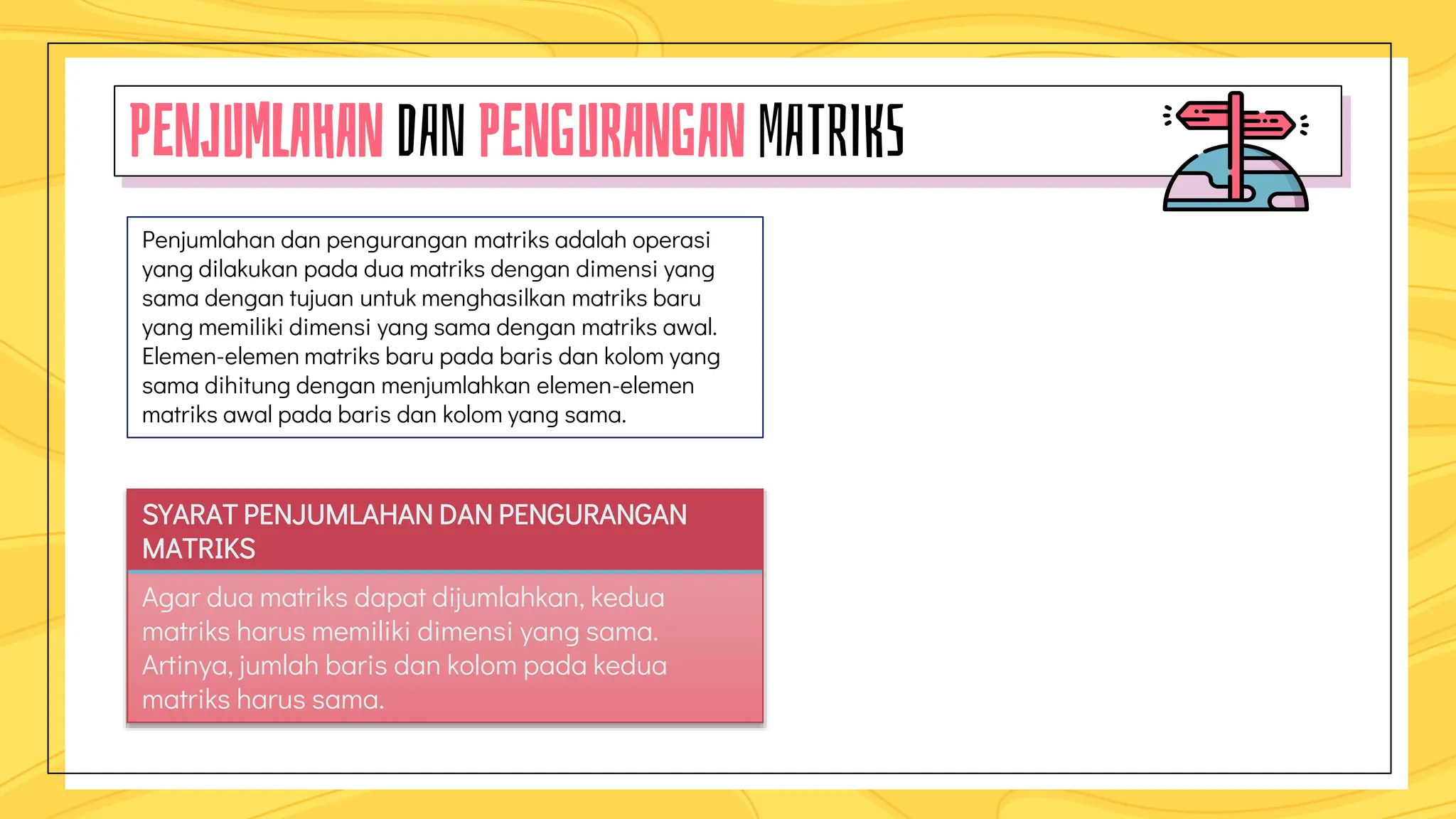 Penjelasan Detail Mengenai Matriks dan Rumus | PPTX