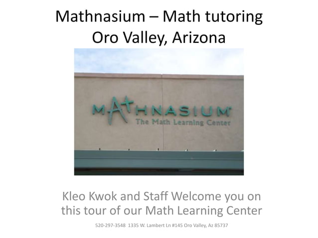 Mathnasium – math tutoring | PPT