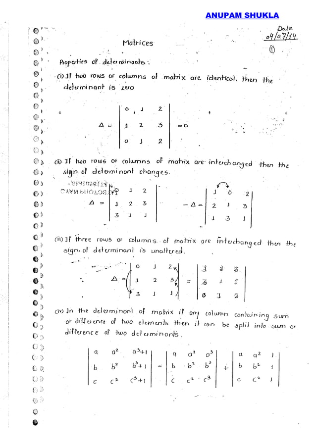 Math new 2 made easy hand written notes Gate ECE | PDF