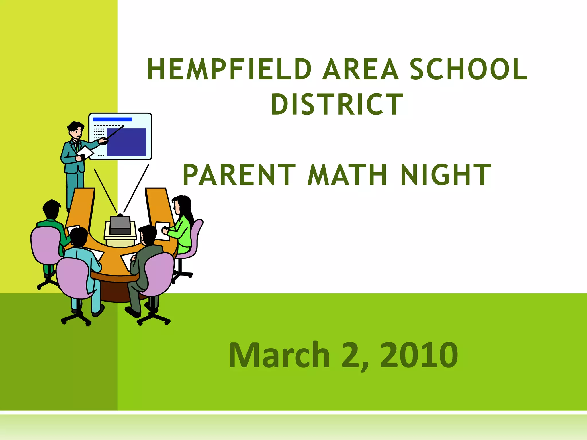 Math night for parents | PPTX