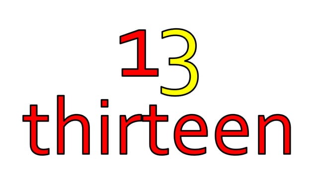 Math number Identification and Number Words. | PPT