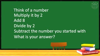 Math number tricks | PPTX