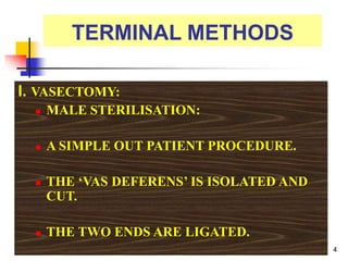 mathods of contraception | PPT | Birth Control | Reproductive Health