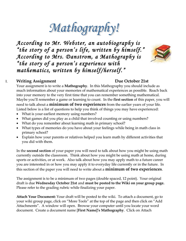 Mathography | PDF