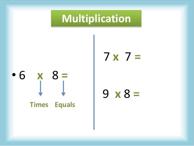 Math operations