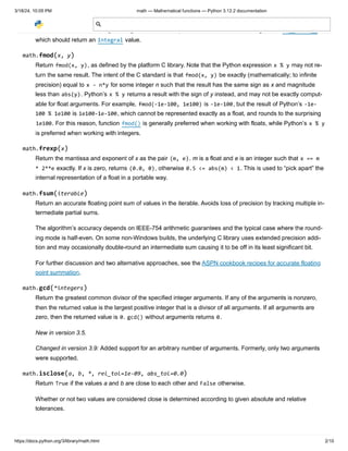 math operations ued in python and all used | PDF | Free Download