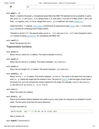 math operations ued in python and all used | PDF | Free Download
