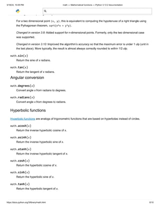 math operations ued in python and all used | PDF | Free Download