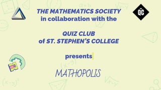 Mathopolis Finals 2021 | PPT