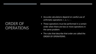 Math order of operations powerpoint (1) | PPTX
