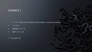 Math order of operations powerpoint (1) | PPTX