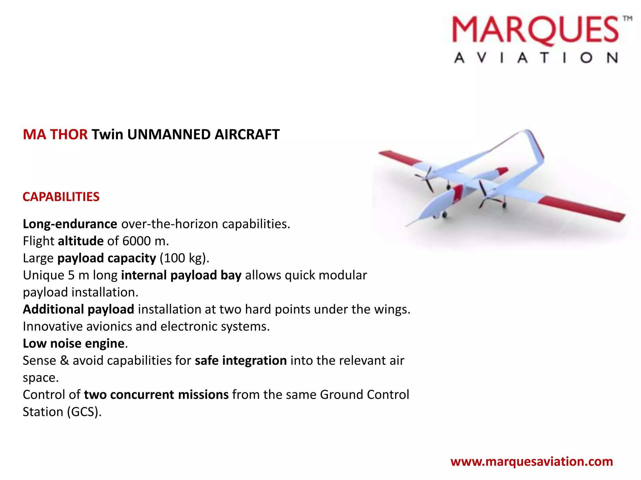 MA THOR Twin UAS | PPT