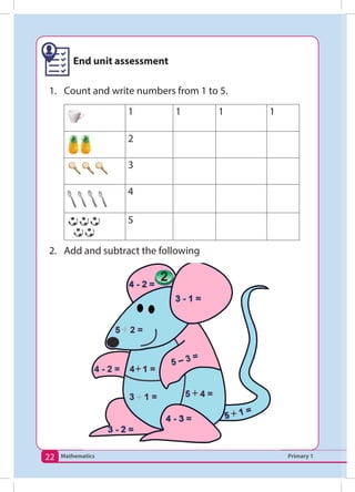 Mathematics Pupils Book 1 for CBC Rwanda | PDF